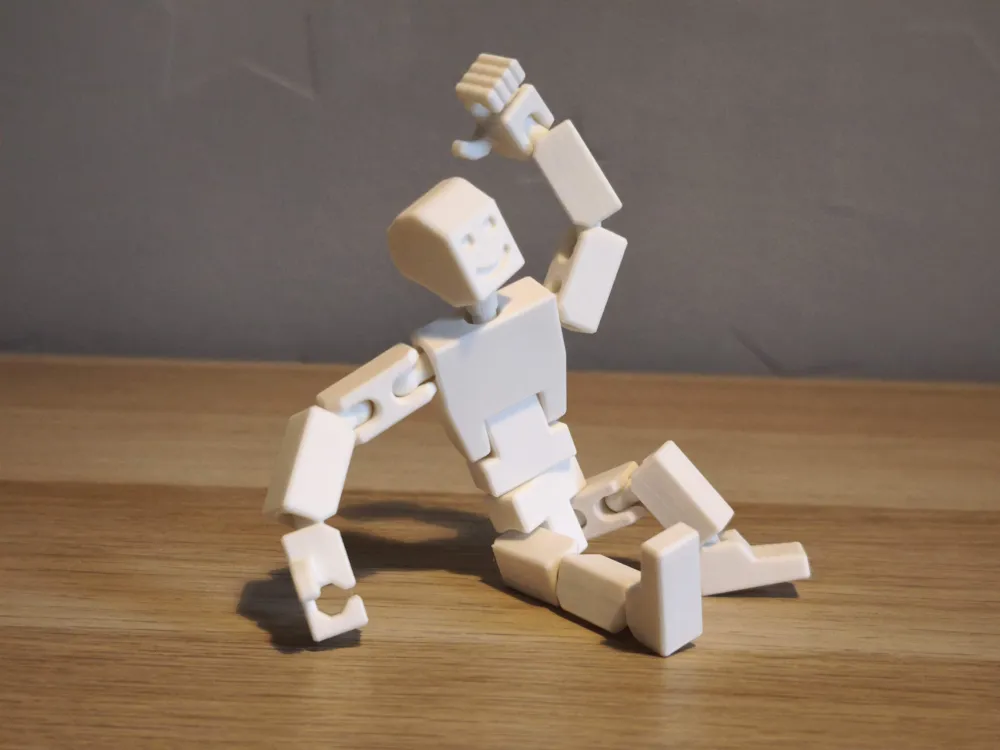 Blank Man: EVO – Articulated Figure (Prototype) - Free 3D Print Model ...