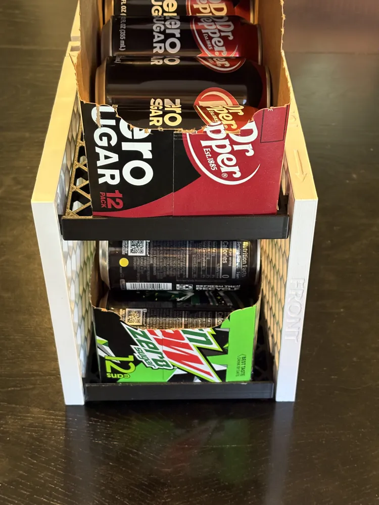 Modular Stacking Rack for Soda Pop Can 12-Packs Remixed by thczv ...