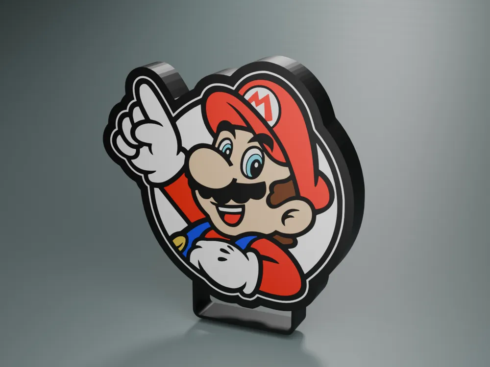 Super Mario LED Lamp by ARTICAT - MakerWorld