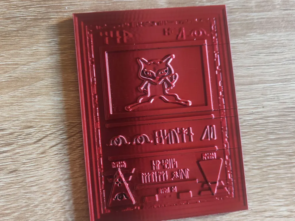 mew antique carte pokemon relief by Nyopo MakerWorld: Download Free 3D ...