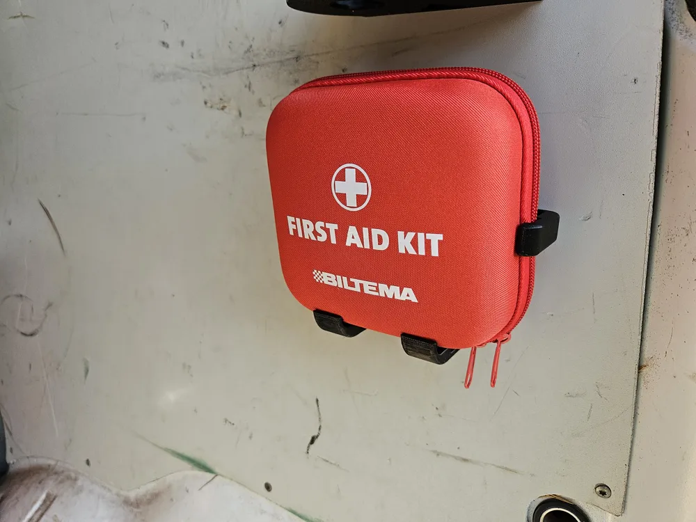 First aid kit mount - Free 3D Print Model - MakerWorld