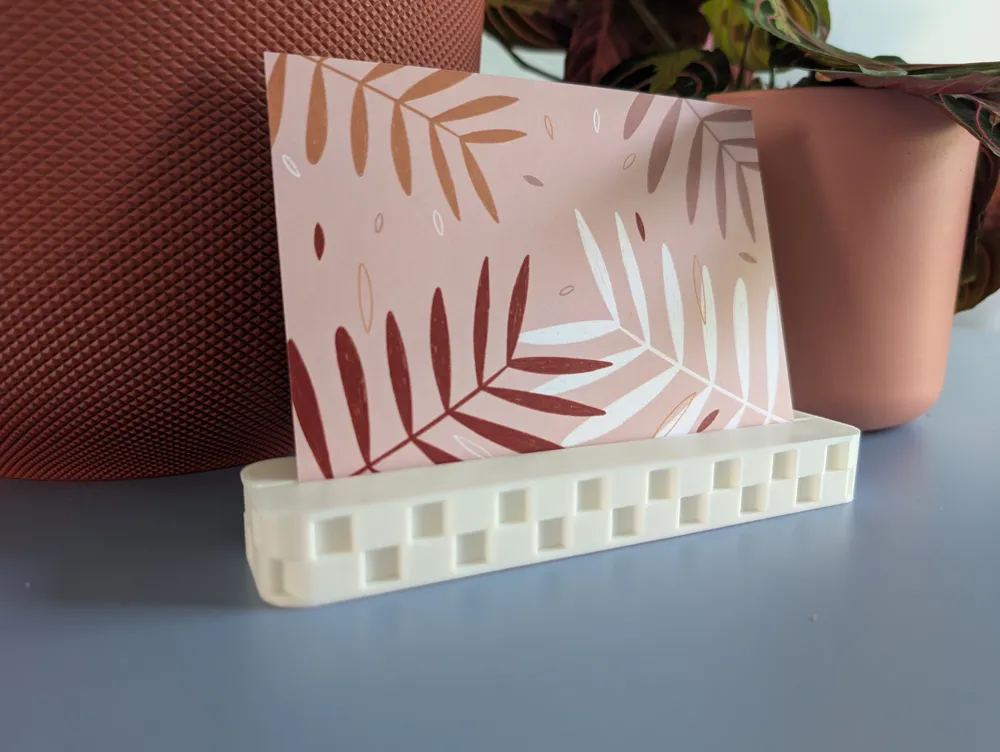A6 Card Display Stand with Grid Cutouts - Free 3D Print Model - MakerWorld