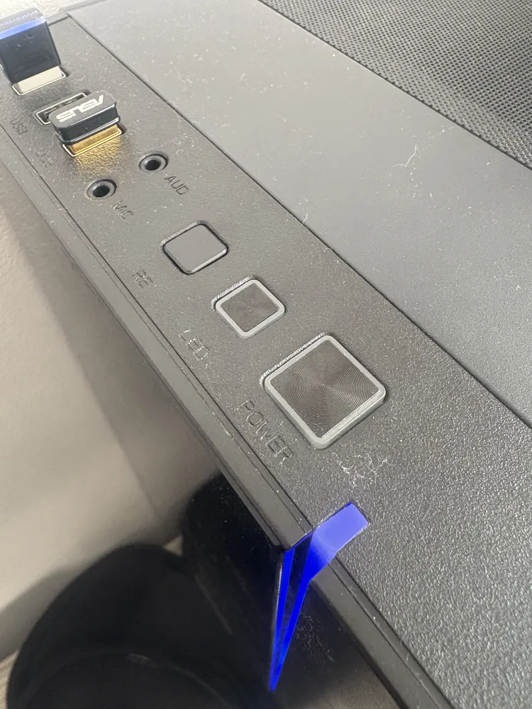 PC Power Button Cover – Cat Guard Edition - Free 3D Print Model ...
