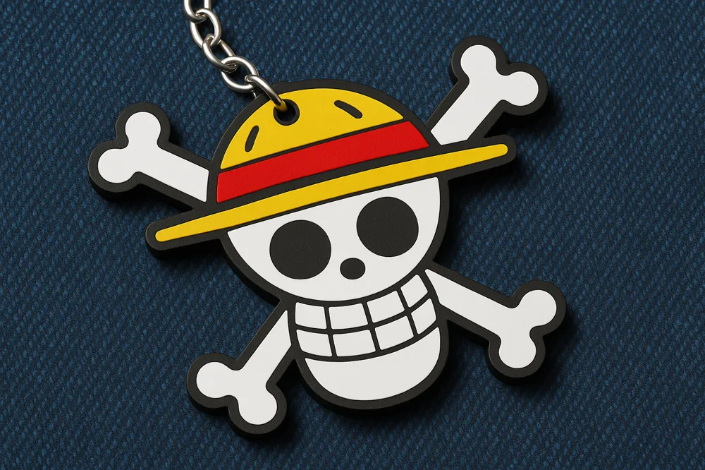 Jolly Roger Keychain - One Piece - Free 3D Print Model - MakerWorld