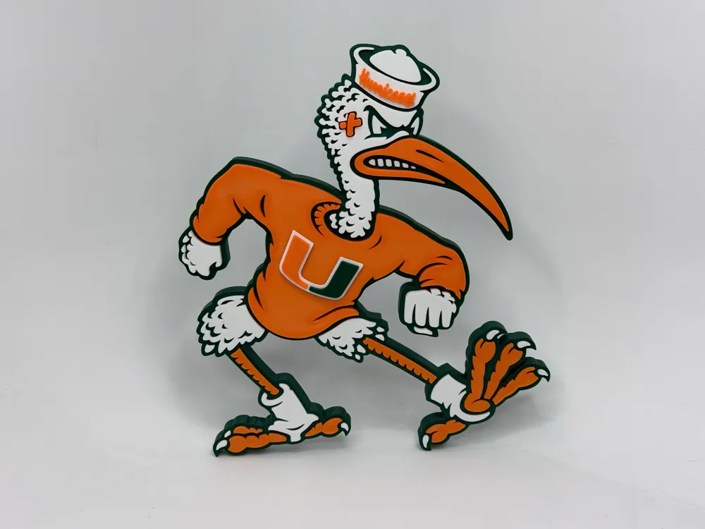 Miami Hurricanes Alternate Logo 2024 - Free 3D Print Model - MakerWorld