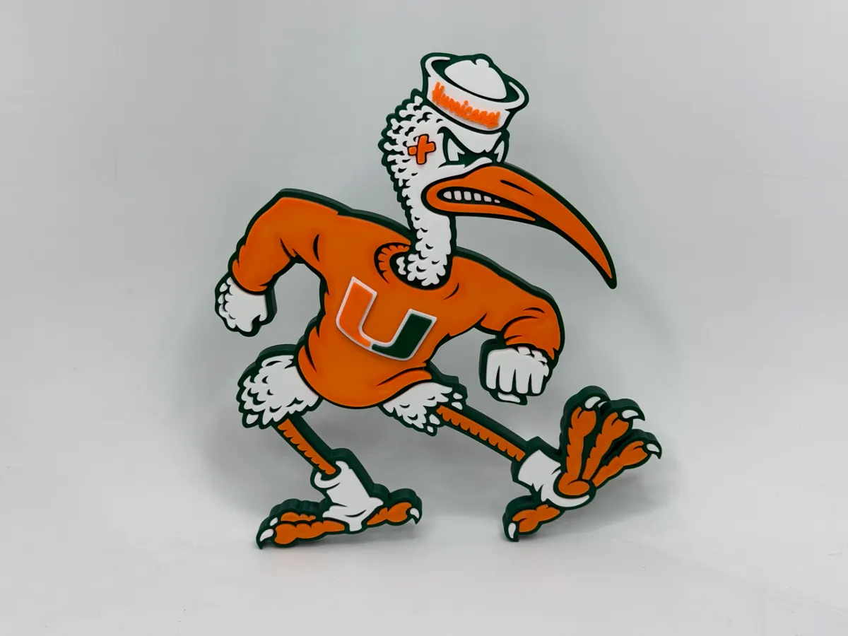 Miami Hurricanes Alternate Logo 2024 - Modelo gratuito para impressão ...