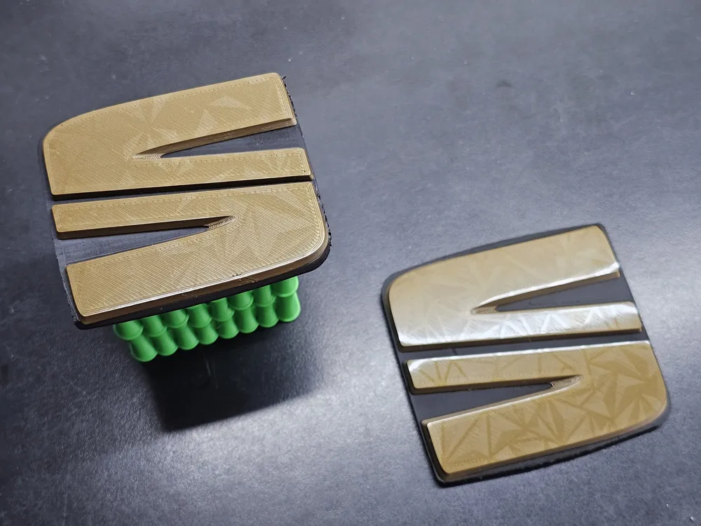 SEAT Leon 5F Front Emblem Logo and Tailgate opener - Free 3D Print ...