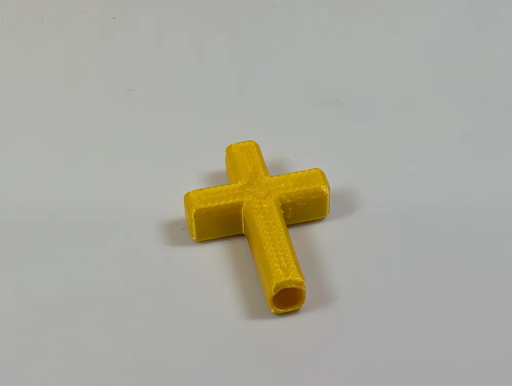 Holy Cross Drawstring Charm - Free 3D Print Model - MakerWorld