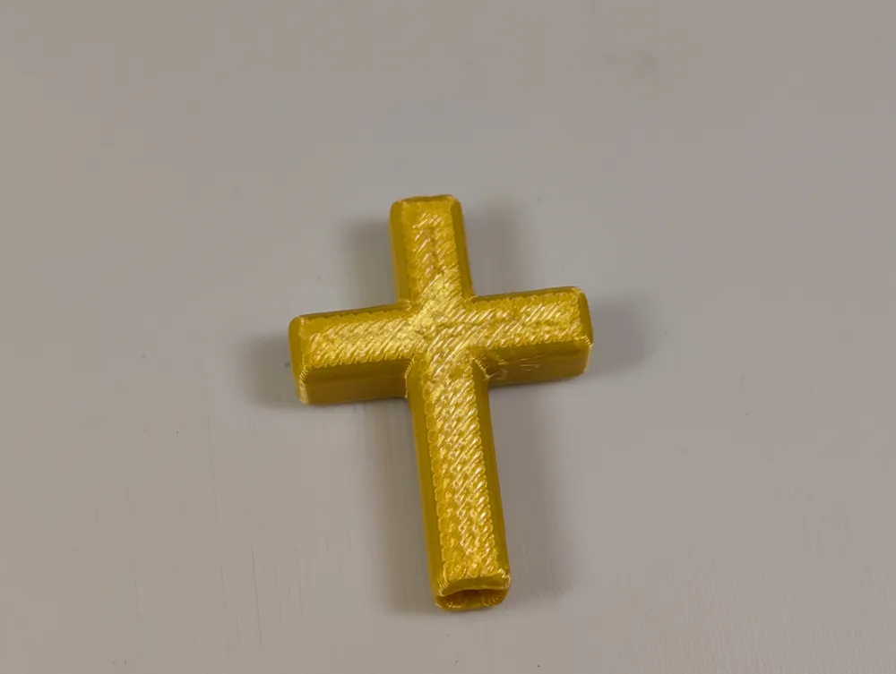 Holy Cross Drawstring Charm - Free 3D Print Model - MakerWorld