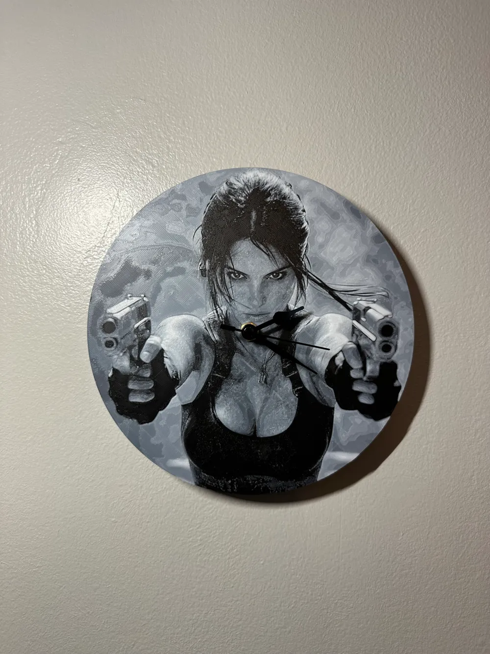 Lara Croft Tomb Raider Clock by Hey Ben - MakerWorld