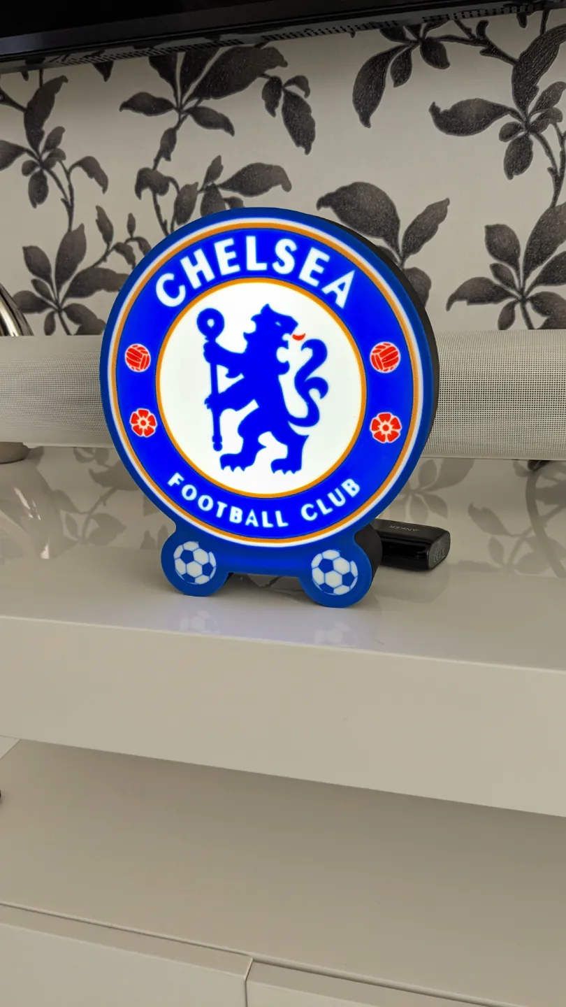 Chelsea football club led light box by atlixanet - MakerWorld