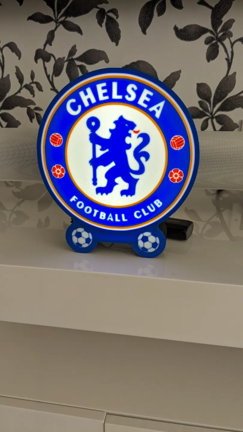 Chelsea football club led light box by atlixanet - MakerWorld