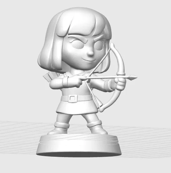 Archer clash of clans - Free 3D Print Model - MakerWorld