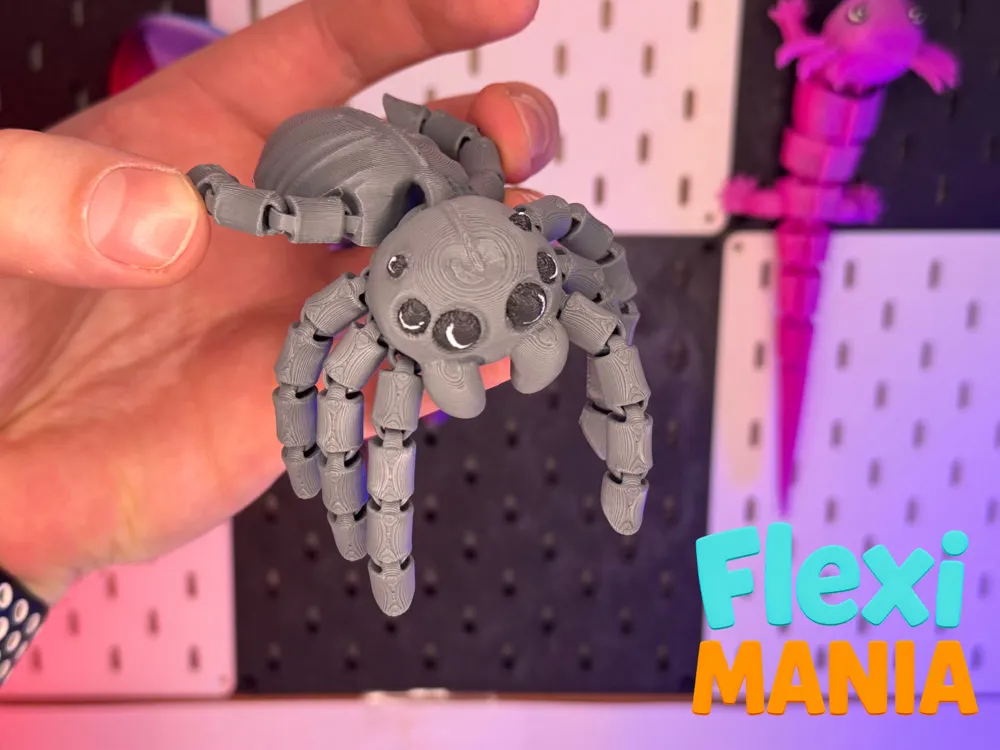 Articulated Flexi Spider – Print-in-Place Model - Free 3D Print Model ...