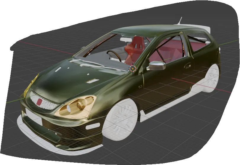 EP3 CIVIC TYPE R 1OF 1 ALL RIGHTS PRESERVED - Free 3D Print Model ...