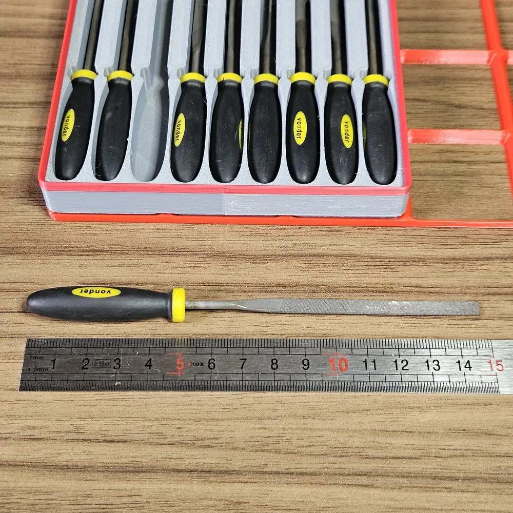 Gridfinity Precision Needle File Set - Free 3D Print Model - MakerWorld