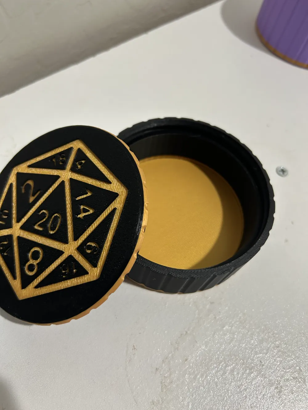 DND Dice and Miniature Storage With Screw On Lid Remixed by Xevinf ...