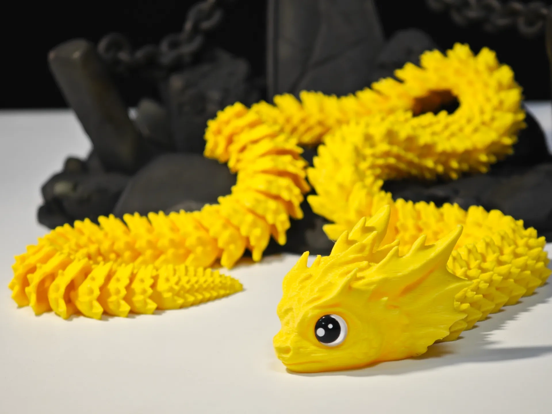 Year of the Snake - Winged Serpent ~ Print-in-Place Articulated Snake ...