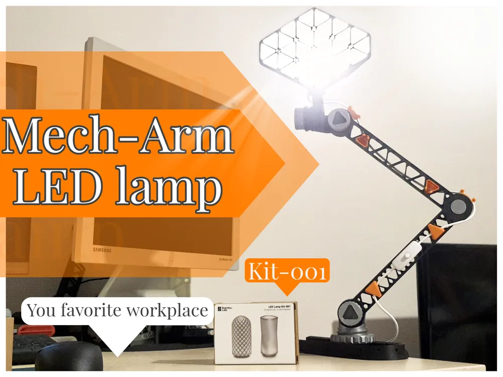 Mech Arm LED lamp by Dadikonna MakerWorld: Download Free 3D Models