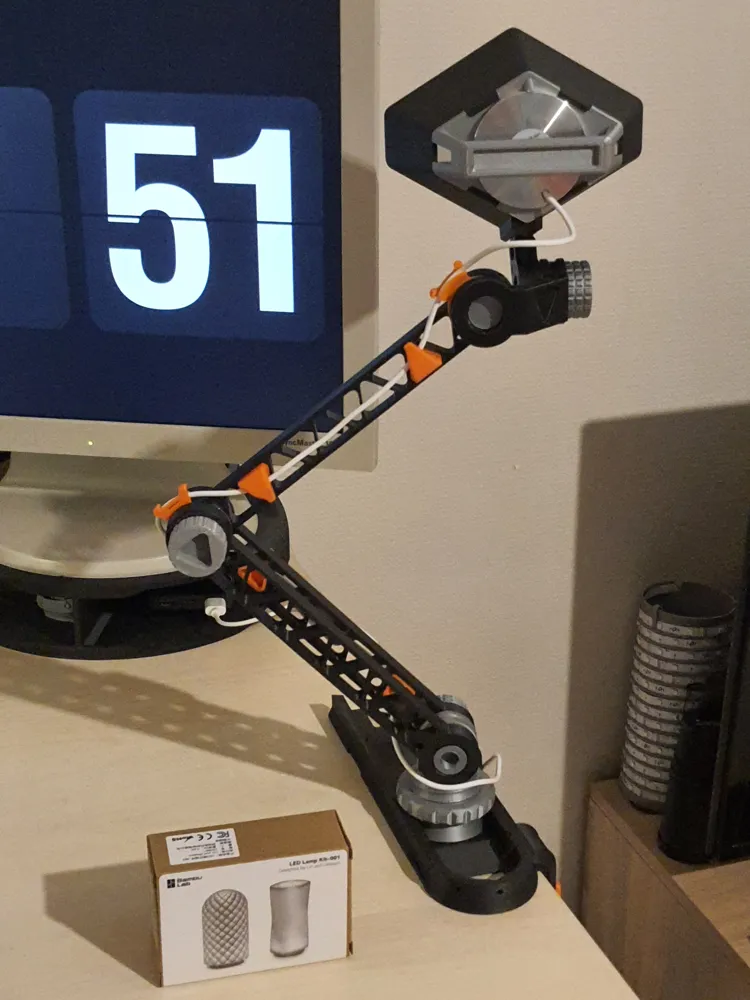 Mech Arm LED lamp - Free 3D Print Model - MakerWorld