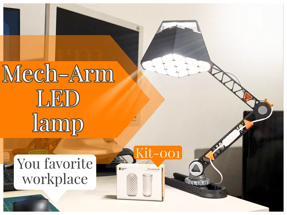 Mech Arm LED lamp - Free 3D Print Model - MakerWorld