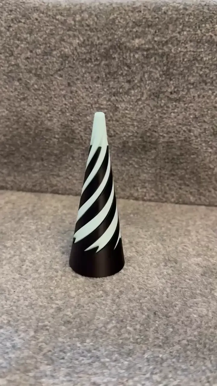 Spiral Pass Through Cones - Free 3D Print Model - MakerWorld