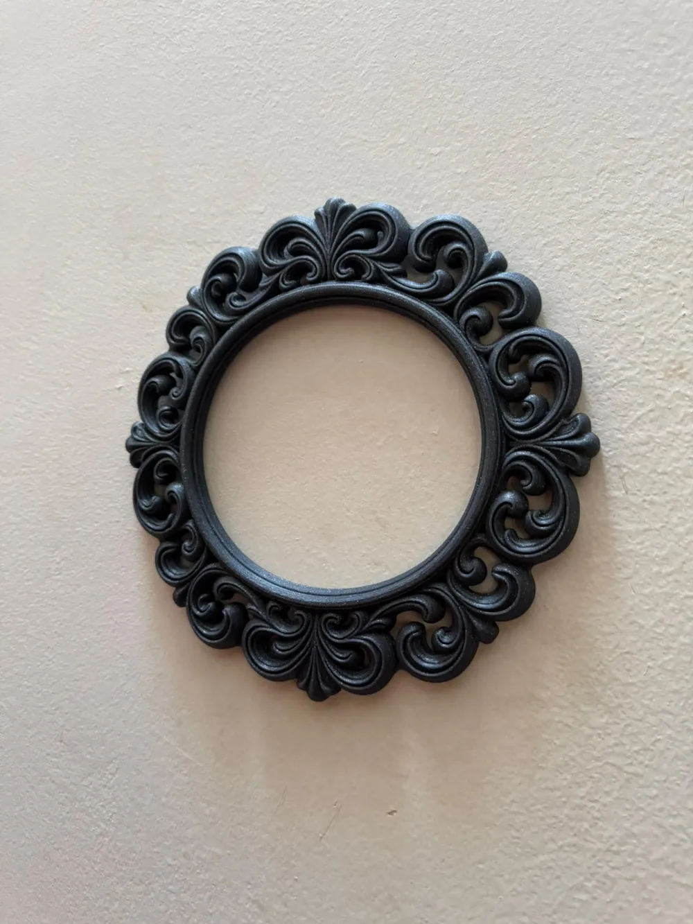 Victorian Goth Rounded Wall Frame Goth Home Decor - Free 3D Print Model ...