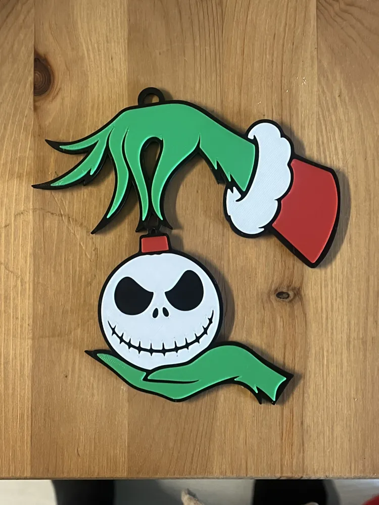 grinch bauble - Free 3D Print Model - MakerWorld