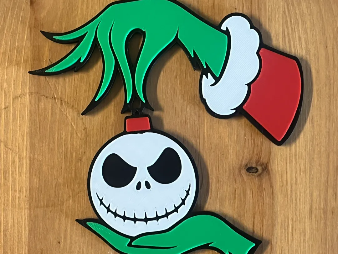 grinch bauble - Free 3D Print Model - MakerWorld