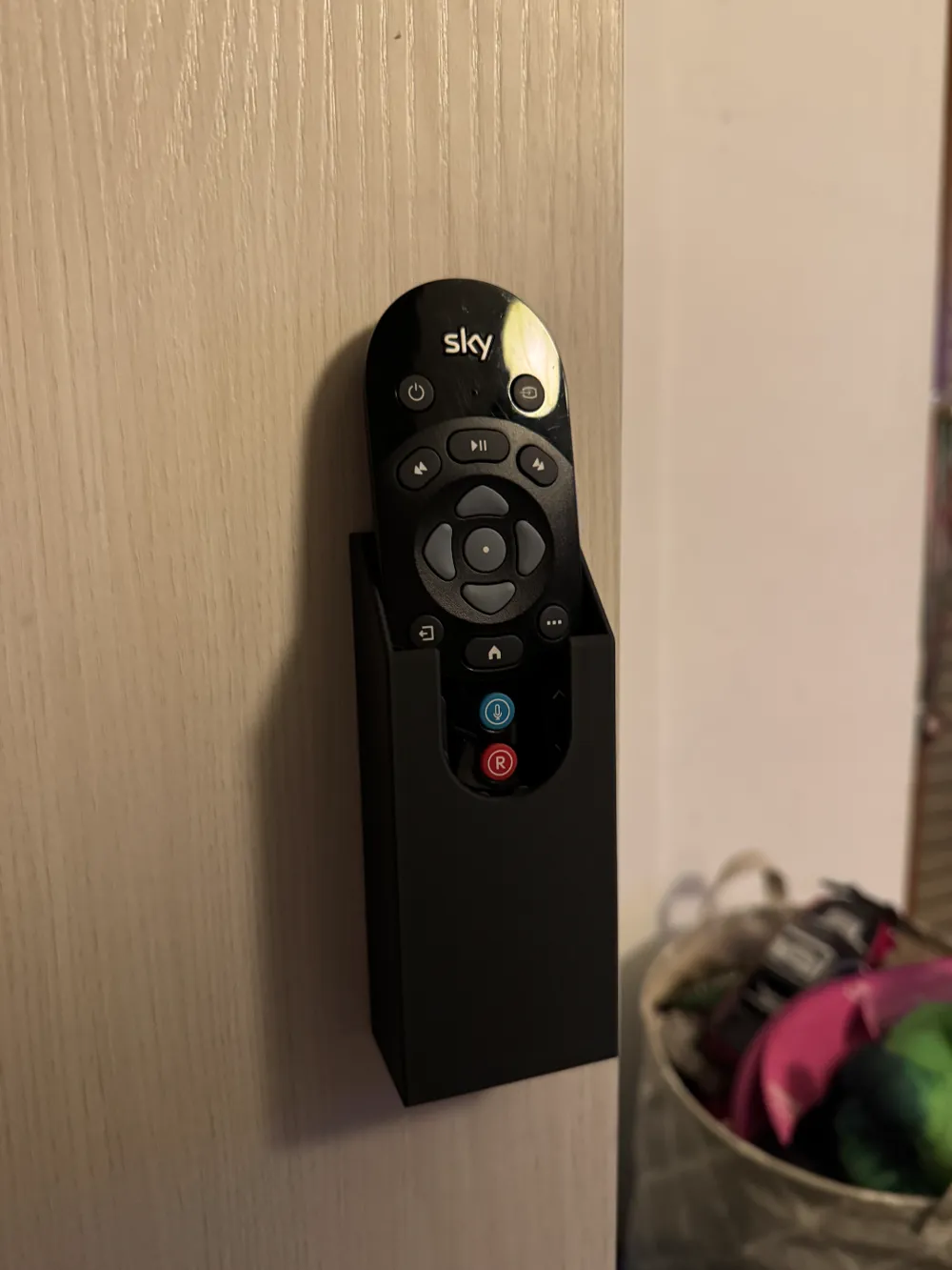 Wall-mounted Sky remote control holder by 35Enrico - MakerWorld