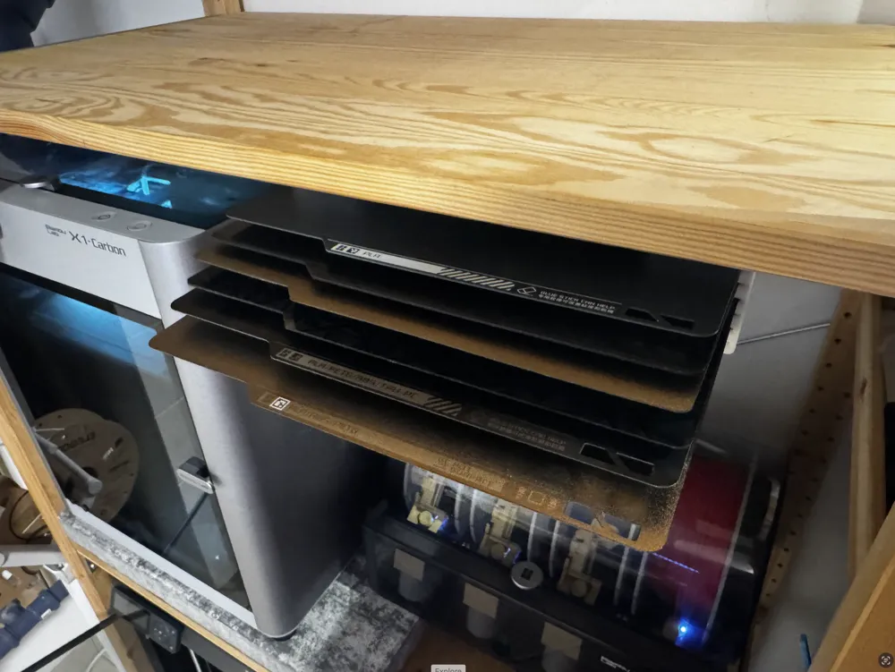 Bend-Free Build Plate Holder, 8pcs 256x256 plates - Free 3D Print Model ...