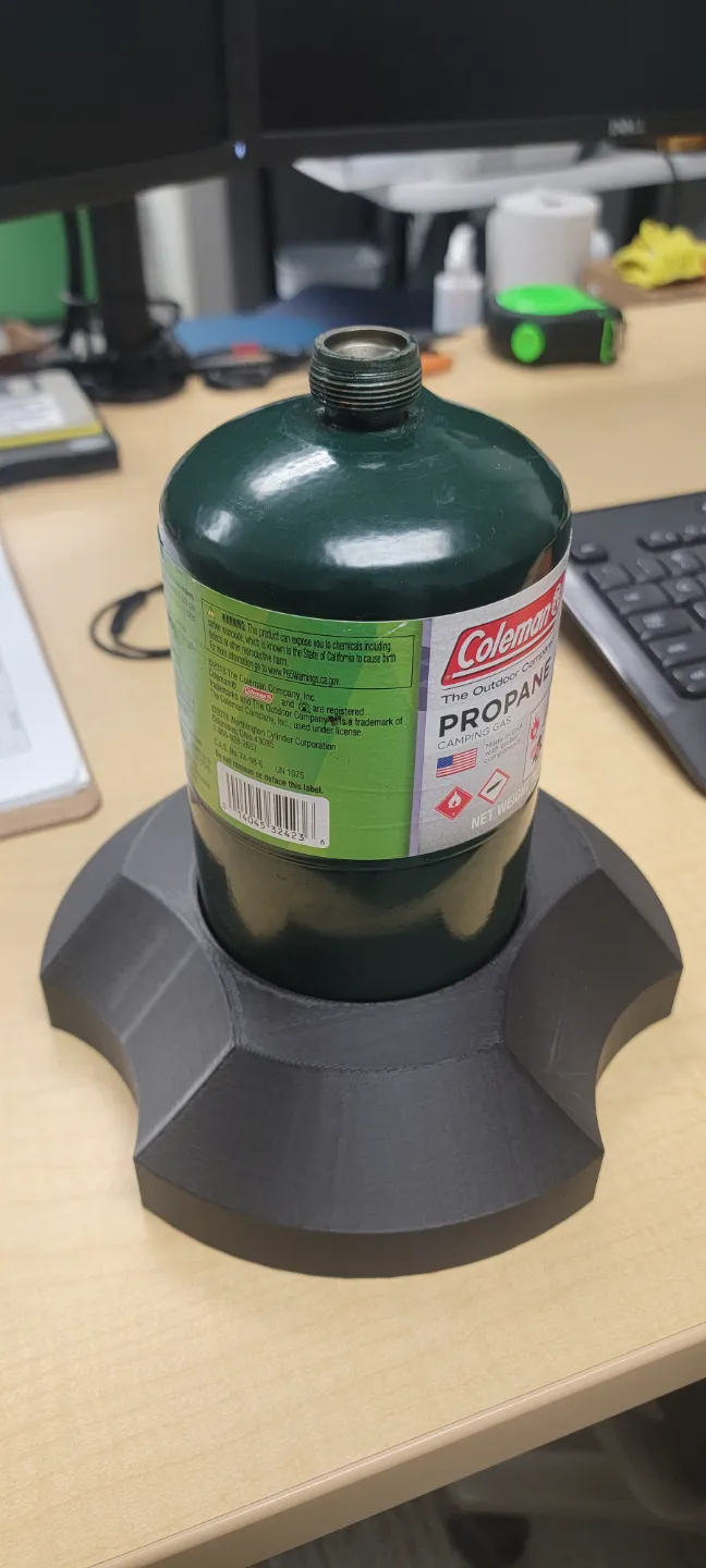 Propane Tank Stand - Mr. Heater Little Buddy by Brisolo - MakerWorld