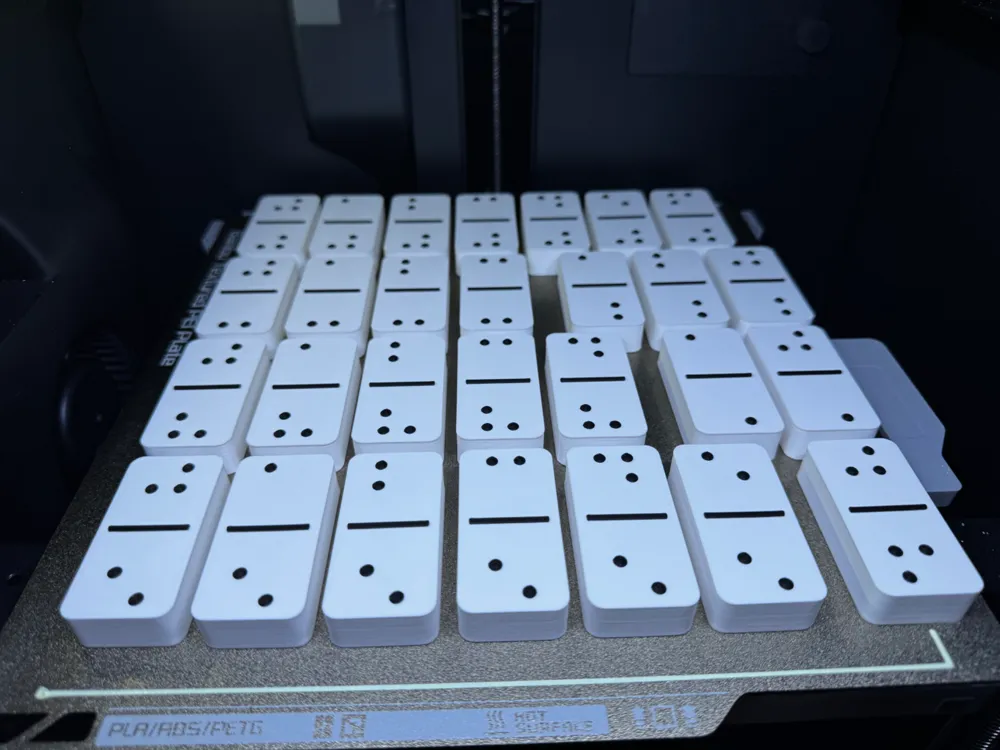 Braille Domino Game by Drucktyp MakerWorld: Download Free 3D Models