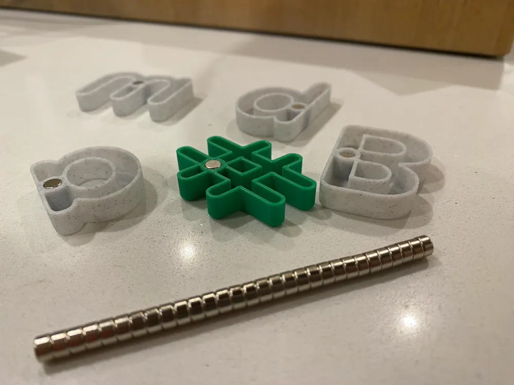 Fridge Magnet Alphabet Letters by harallum - MakerWorld
