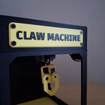 Servo Claw Machine by LucaDiloMakerWorld: Download Free 3D Models