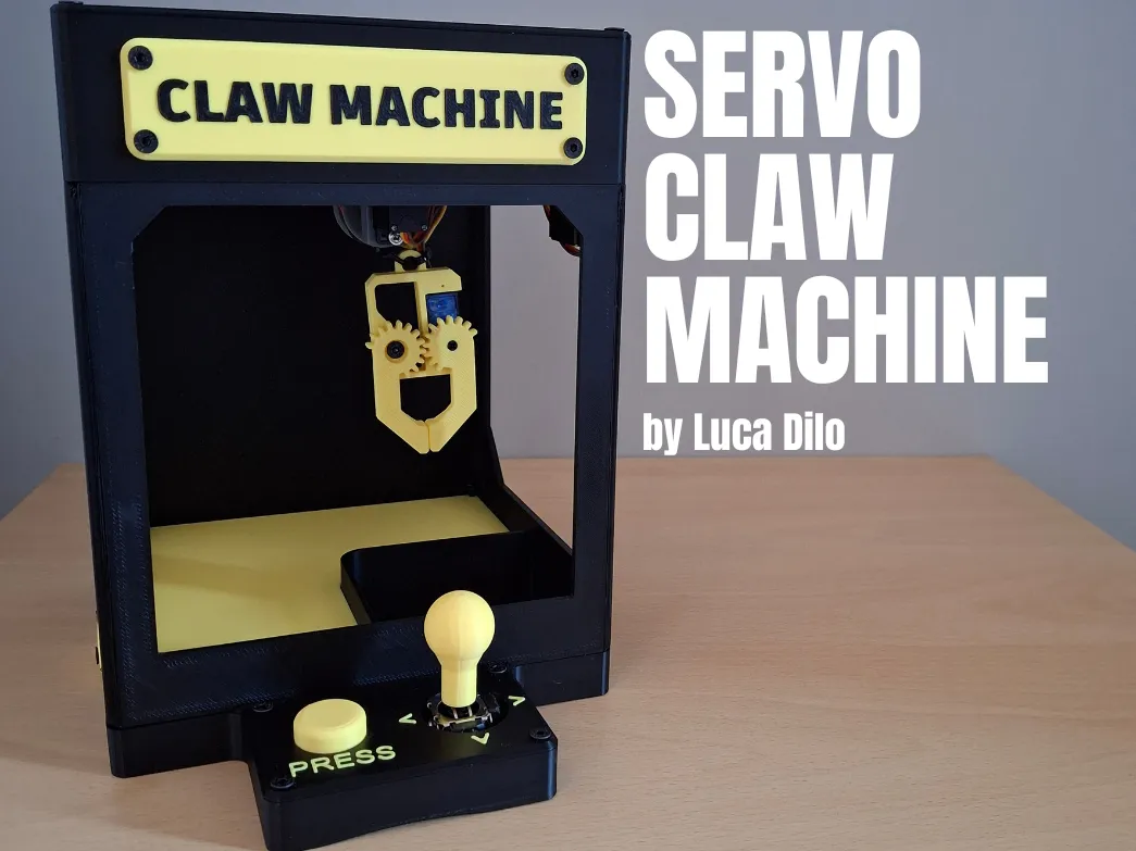 Servo Claw Machine by LucaDilo MakerWorld: Download Free 3D Models