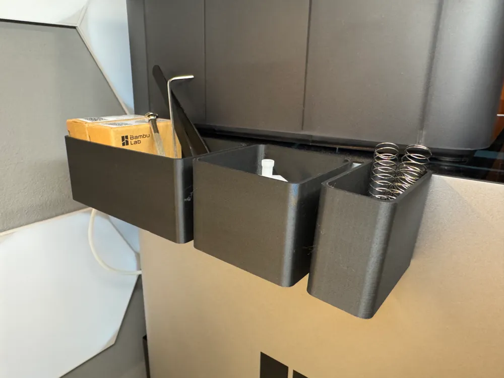 X1C/P1S/P2S - 侧边收纳盒 - 深 - 免费 3D 打印模型 - MakerWorld