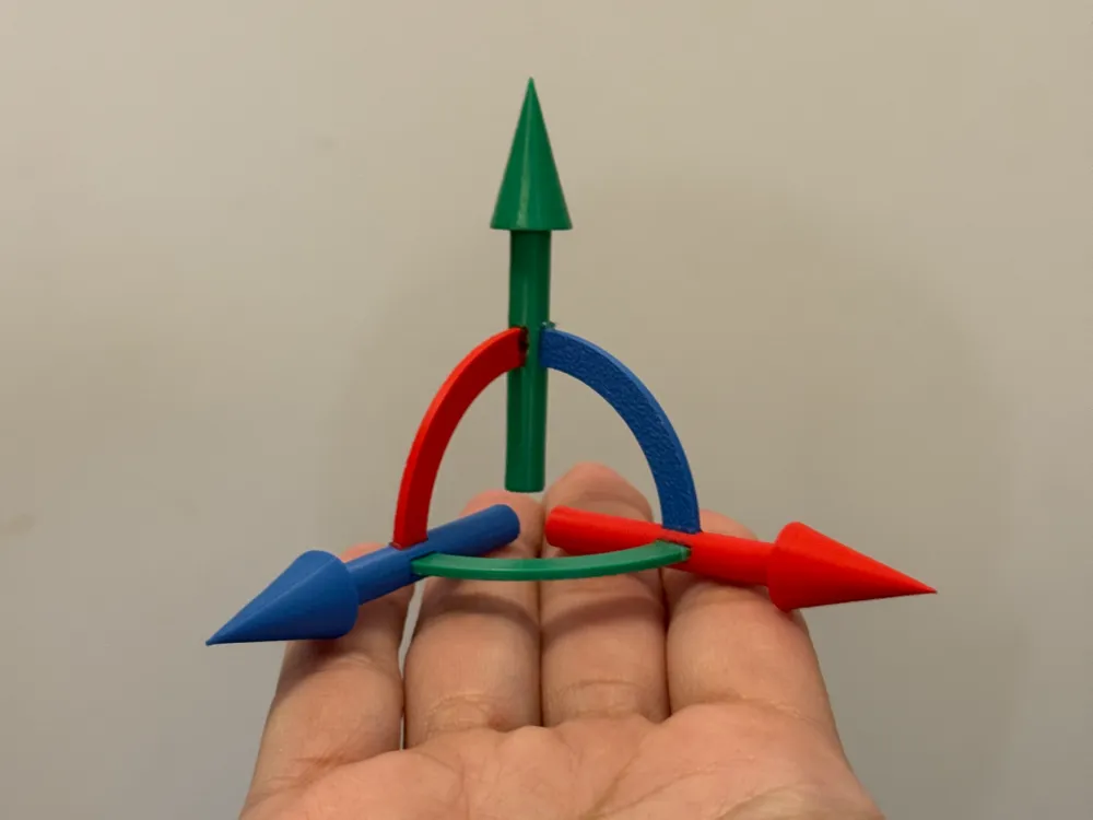 3D Axis Gizmo - Free 3D Print Model - MakerWorld