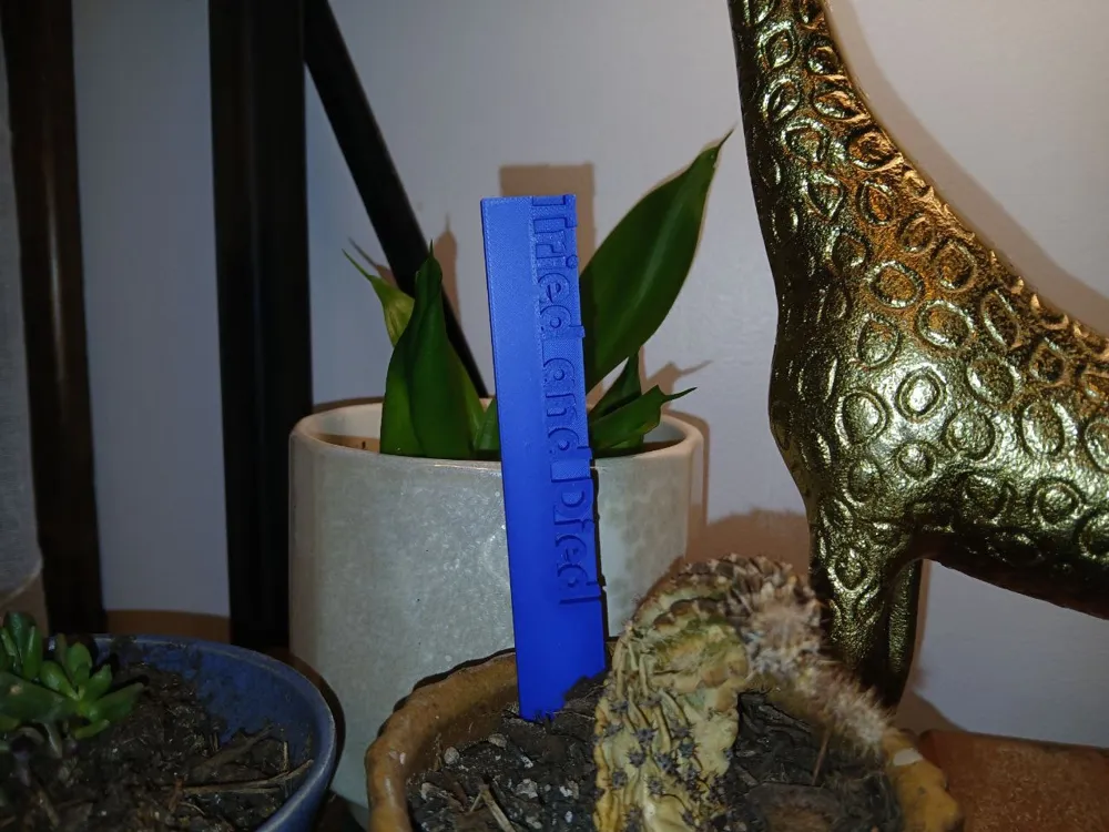 Prank Plant Stake for Dieing Plants - Free 3D Print Model - MakerWorld