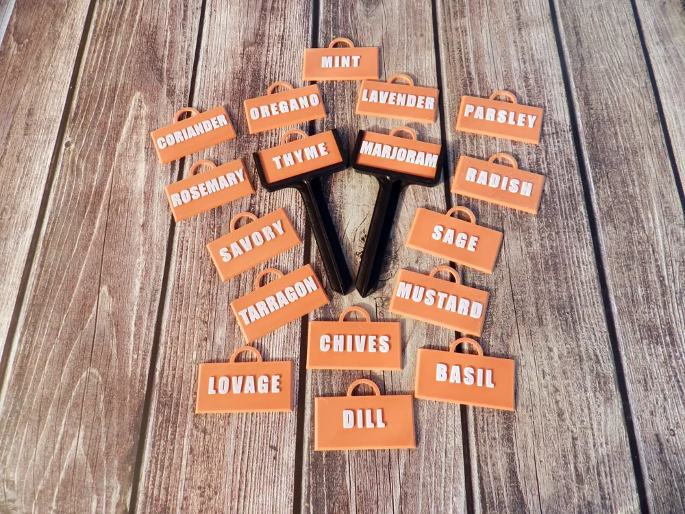Herb Plant Labels for Soil by Rene Czerner MakerWorld: Download Free 3D ...