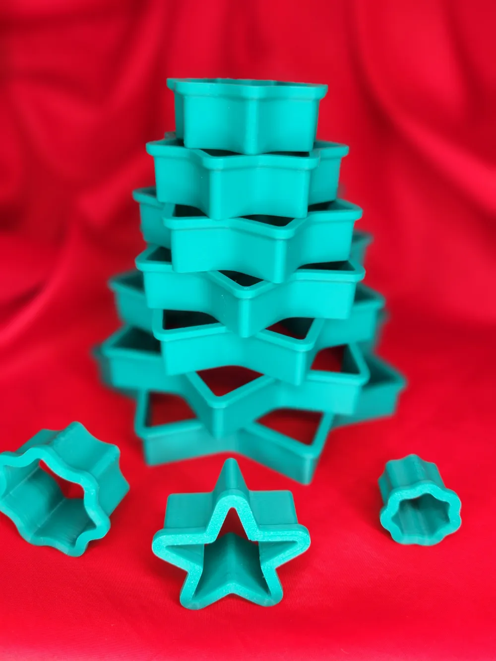 Stacked Christmas Tree Cookie Cutter Set by Noah - MakerWorld