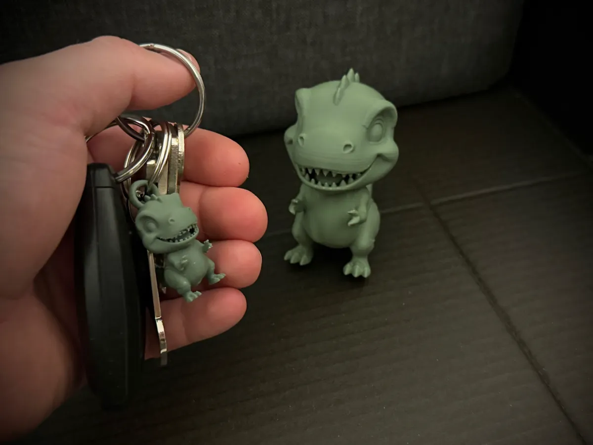 baby dino - keychain - Free 3D Print Model - MakerWorld