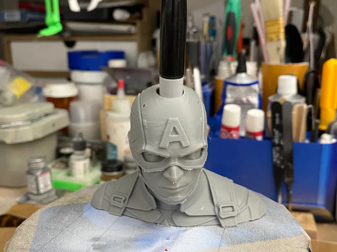 Captain America magic marker pen holder by user_3597142248 MakerWorld ...