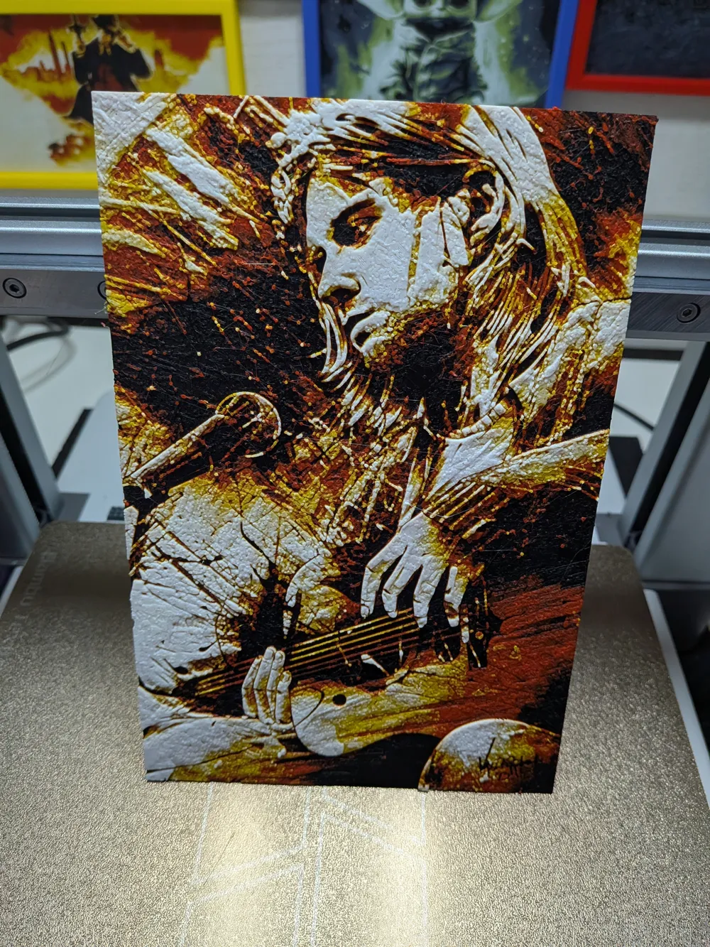 Kurt Cobain Nirvana HueForge - Free 3D Print Model - MakerWorld