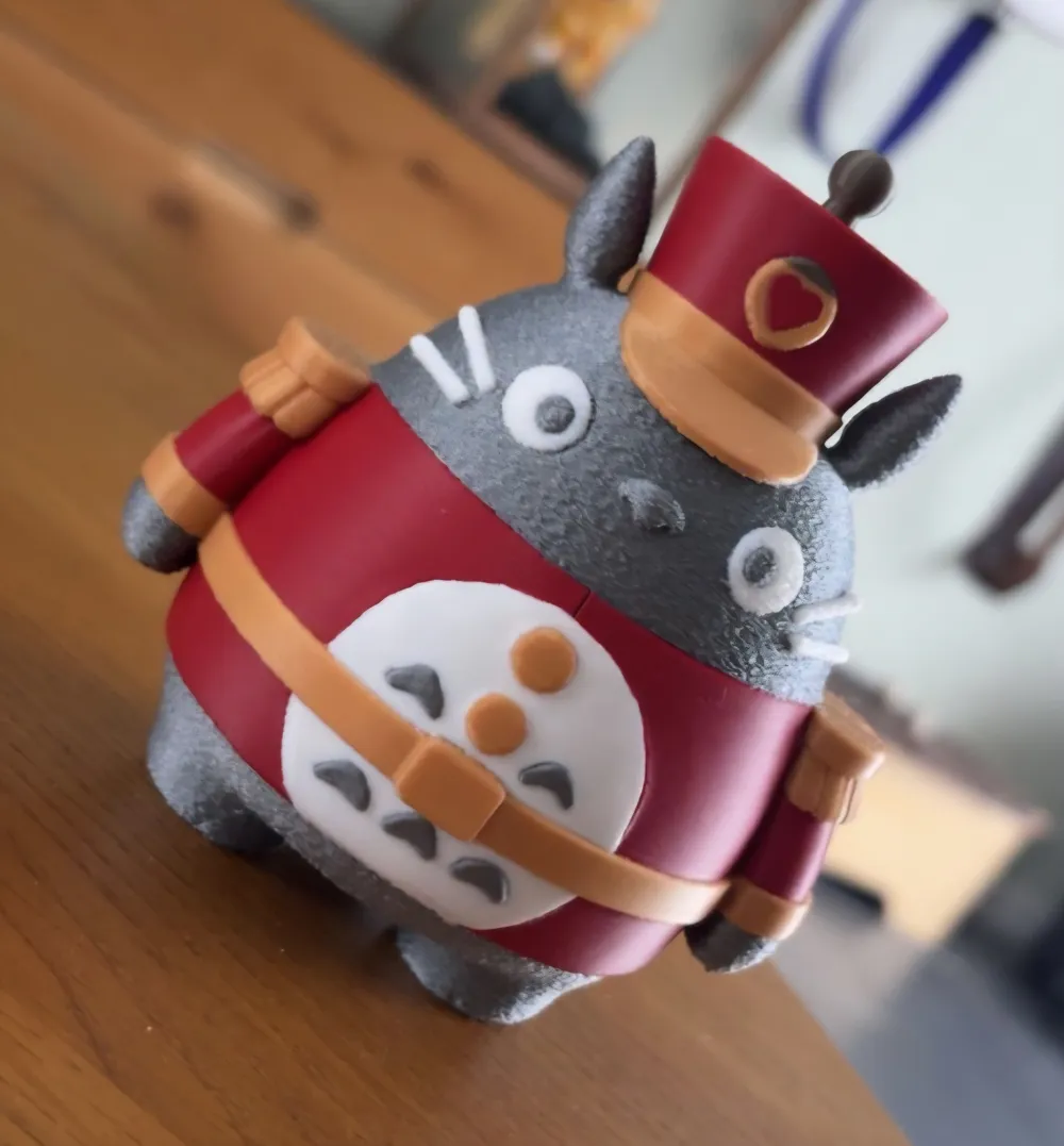Totoro Nutcracker Version - Free 3D Print Model - MakerWorld