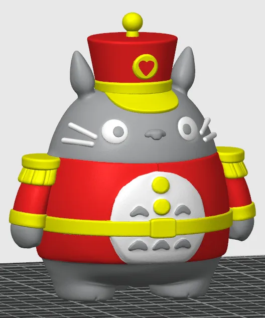 Totoro Nutcracker Version - Free 3D Print Model - MakerWorld