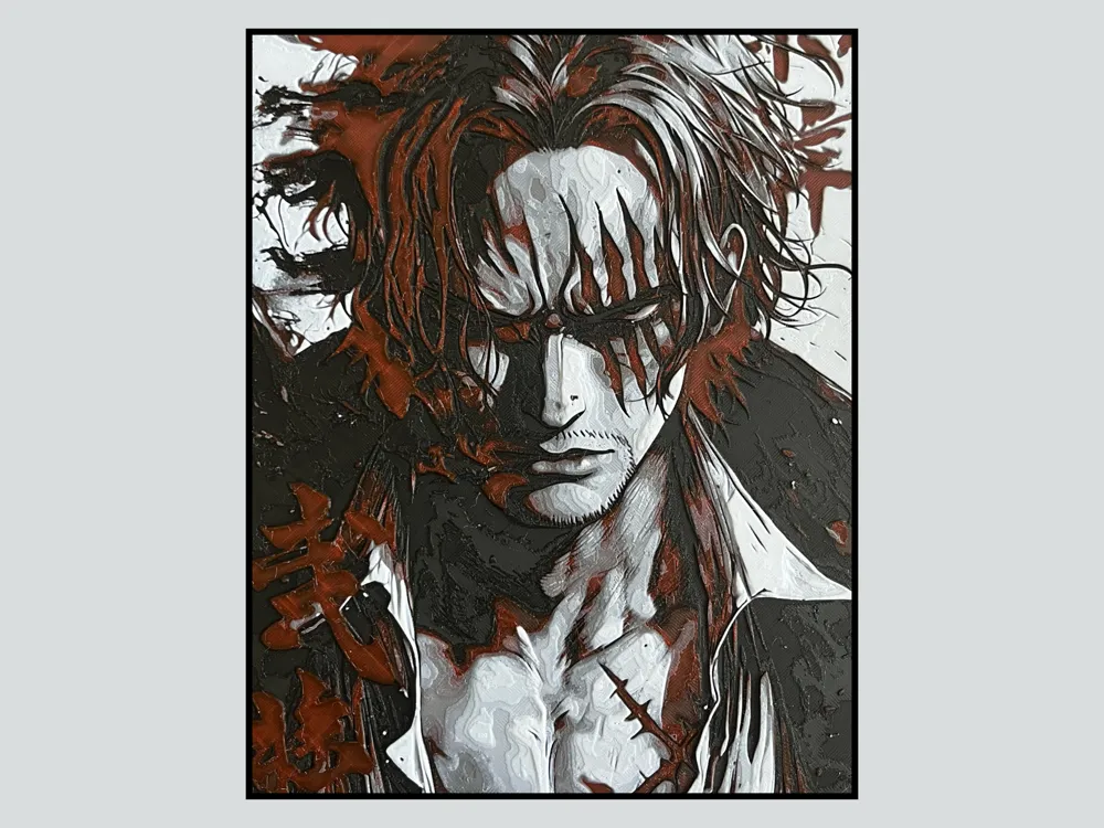 Shanks - One Piece Hueforge by Chitranshu Nagora MakerWorld: Download ...