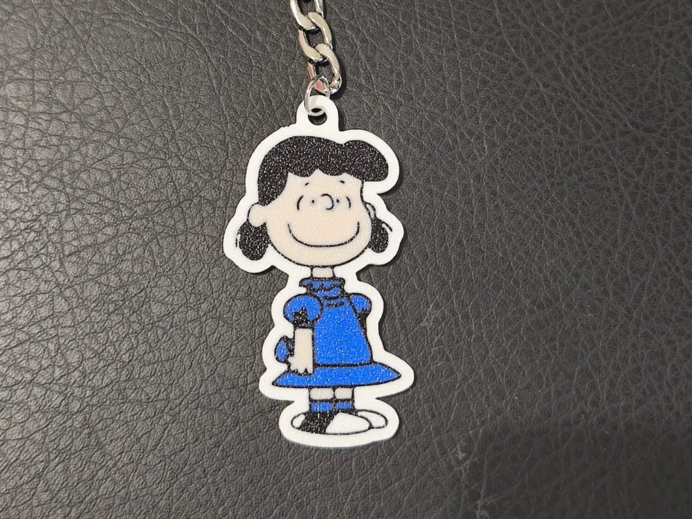 Peanuts - Lucy - Keychain by geekcraftsbyls MakerWorld: Download Free ...