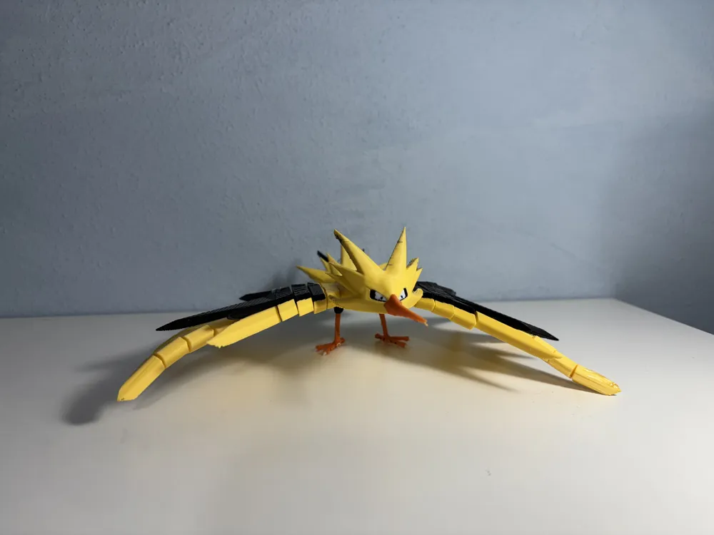 Flexi Zapdos (Pokemon) - Free 3D Print Model - MakerWorld