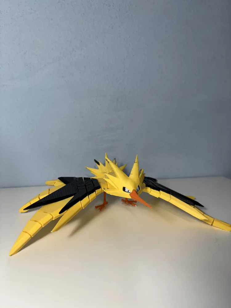Flexi Zapdos (Pokemon) - Free 3D Print Model - MakerWorld